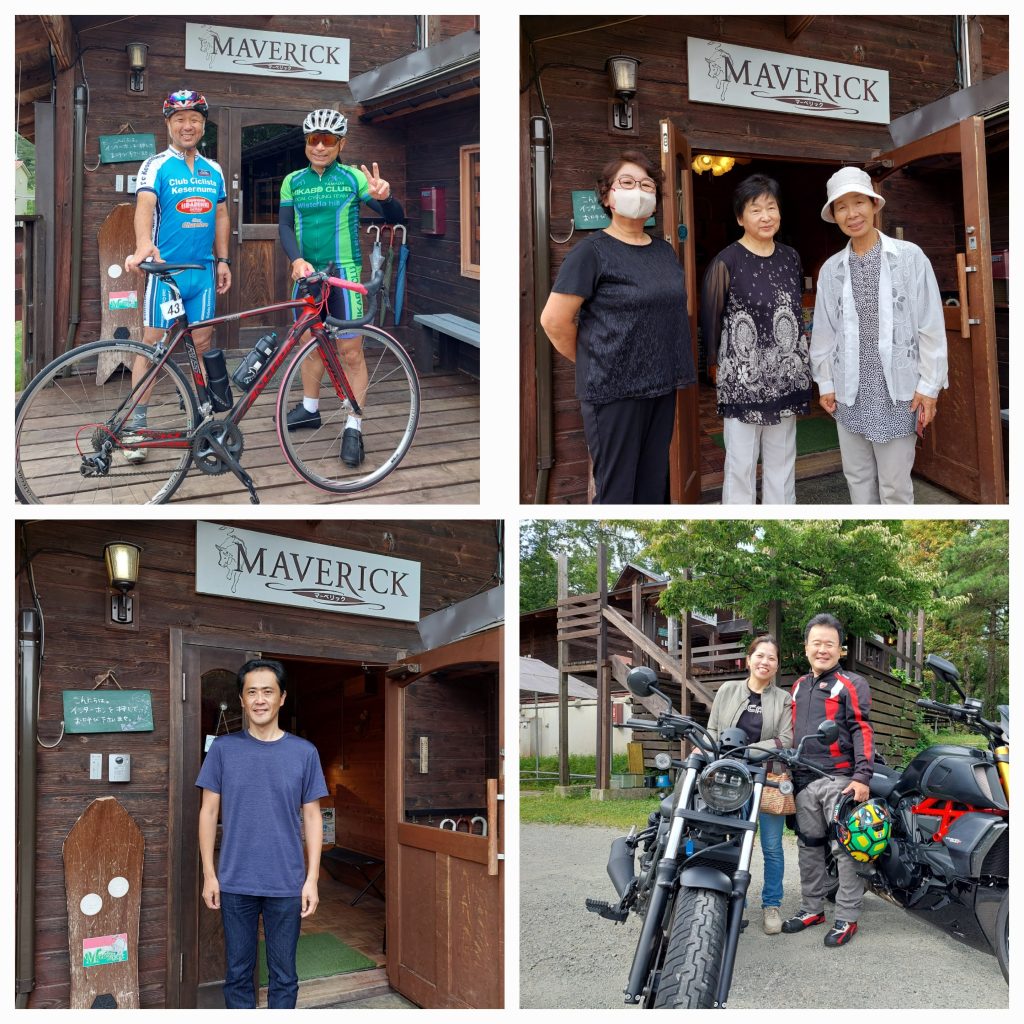 【MAVERICK】9/7~9/13ご宿泊のお客様 裏磐梯へ〜🌿サイクリングも、女子会も、ドライブも、ツーリングも👍 | 裏磐梯高原ペンションマーベリック